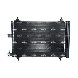 NRF Kondensator, Klimaanlage EASY FIT 35437 f&uuml;r Citro&euml;n Peugeot