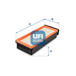 UFI Luftfilter 3065500 Filtereinsatz 81mm f&uuml;r BMW