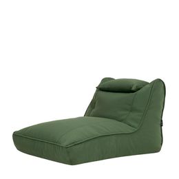 Icon Sitzsack, Gr&uuml;n, Textil, 310 L, 1-Sitzer, F&uuml;llung: EPS Mikroperlen, Rechteckig, 84x68x108 cm, Hergestellt in Deutschland, Oeko-Tex&reg; Standard 100, Gartenm&ouml;bel, Outdoor-Sitzs&auml;cke