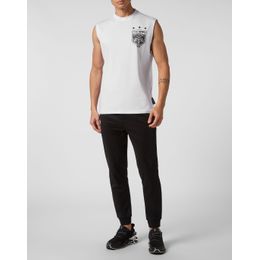 T-Shirt Plein Sport "Tiger", Jungen, Gr. XL, schwarz-wei&szlig; (0102, wei&szlig;, schwarz), Obermaterial: 100% Baumwolle, Shirts T-Shirt