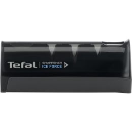 Messersch&auml;rfer Tefal "Ice Force", schwarz, B:5,9cm H:4,7cm L:12,5cm, Keramik, Kunststoff, Messersch&auml;rfer, Schleifprozess(3Phasen), hochwertige japanische Keramikschleifscheibe