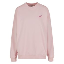 Longsweatshirt DEF "DEF DEF Chaotic Good Sweater", Damen, Gr. L, fairy tale, 50% Baumwolle, 50% Polyester, Rundhals, Sweatshirts