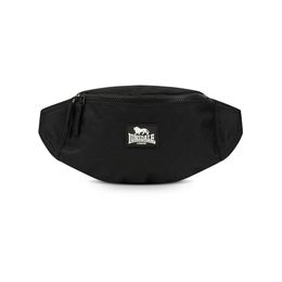 G&uuml;rteltasche Lonsdale "OUSBY", schwarz (schwarz, wei&szlig;), Obermaterial: 100% Polyester, Taschen G&uuml;rteltasche, f&uuml;r Erwachsene, aus Polyester, gr&ouml;&szlig;enverstellbarer Gurt