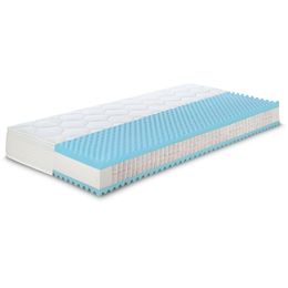 Taschenfederkernmatratze Hemafa "Opal TFK 500", wei&szlig;, B:180cm H:21cm L:200cm, Bezug: 51% Polyester, 49% Lyocell, Matratzen, Taschenfederkernmatratze
