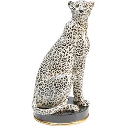 Dekofigur KARE DESIGN "Deko Figur Cheetah 54cm", schwarz, B:29,5cm H:53,5cm T:25,5cm, Polyresin, Dekofiguren