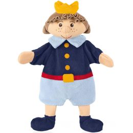 Handpuppe Sterntaler "Prinz", blau, Puppen, KinderH:30cm, Polycotton, Softvelour, H:30cm