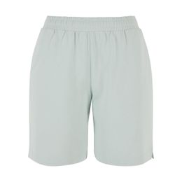Sweatshorts Urban Classics "Urban Classics Damen Ladies Organic Terry Bermuda Pants", Damen, Gr. 4XL, US-Gr&ouml;&szlig;en, frostmint, 100% Baumwolle, unifarben, normal, Hosen Sweatshorts