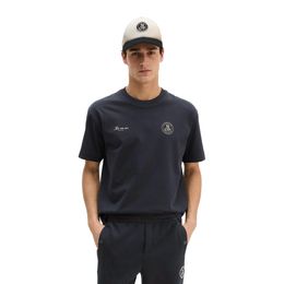 Marc O'Polo T-Shirt MARC O'POLO "mit r&uuml;ckseitigem Fu&szlig;ball-Motiv", Jungen, Gr. XL, schwarz navy, Obermaterial: 100% Baumwolle, unifarben, Basic, relaxed fit, Rundhals, normaler Saum, Shirts T-Shirt