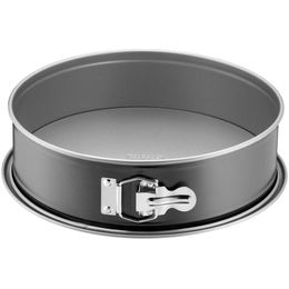 Springform Kaiser BACKFORMEN "Inspiration Springform &Oslash; 28 cm, runde Kuchenform mit Flachboden", grau, &Oslash;:28cm, Stahl, K&uuml;chenformen, auslaufsicher, sehr gute Antihaftbeschichtung, Made in Germany
