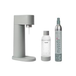 MYSODA Wassersprudler Woody Pigeon, Salbeigr&uuml;n, Naturmaterialien, 13x41x24.5 cm, K&uuml;chenger&auml;te, Wasseraufbereitung, Wassersprudler