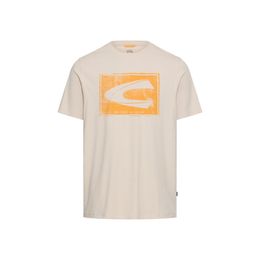T-Shirt Camel Active, Jungen, Gr. XXL, beige, Jersey, Obermaterial: 100% Baumwolle, bedruckt, normal h&uuml;ftbedeckend, Rundhals, Shirts T-Shirt, normale Passform, Kurzarm-Design, bedruckte Optik mit Logo-Print