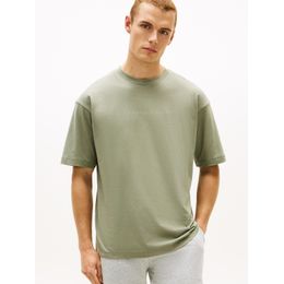 T-Shirt, Jungen, Gr. S (48), utility sage, Web, Obermaterial: 100% Baumwolle, Tommy Hilfiger Underwear, regular fit normal, Rundhals, eingesetzt abgesteppte Kante, Shirts T-Shirt, Regular fit mit Rundhalsausschnitt