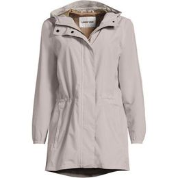LANDS' END Wasserdichte Regenjacke SQUALL mit Packfach, Damen,  Beige, Polyester, by Lands' End
