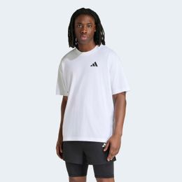 T-Shirt adidas Performance "M FUN TRAIN G T", Herren, Gr. L, wei&szlig;, Obermaterial: 65% Polyester, 35% Baumwolle, Shirts T-Shirt, mit sportlichem Stil, f&uuml;r Basic, Fanmode, Festival und Streetwear