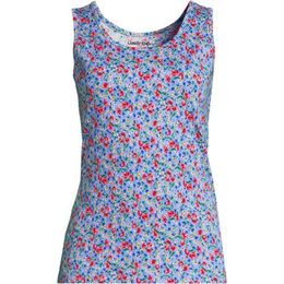 LANDS' END Baumwoll-Top f&uuml;r Damen in Plus-Gr&ouml;&szlig;e, Damen, size: plus, Blau, Baumwolle, by Lands' End