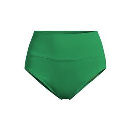 LANDS' END Bikinihose zum Umschlagen, High Waist, f&uuml;r Damen in Plus-Gr&ouml;&szlig;e, Damen, size: plus, Gr&uuml;n, Elasthan/Nylon-Mischung, by Lands' End