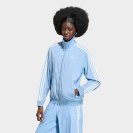 Outdoorjacke adidas originals "DENIM FB TT", Damen, Gr. L, light denim, Obermaterial: 100% Baumwolle, Jacken Outdoorjacke, f&uuml;r Erwachsene, mit Rei&szlig;verschluss, aus Baumwolle