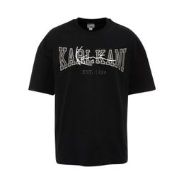 T-Shirt Karl Kani "Karl Kani Herren", Jungen, Gr. L, schwarz, 100% Baumwolle, bedruckt, oversize, Rundhals, Shirts T-Shirt