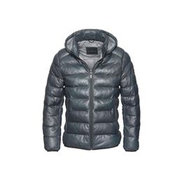 Lederjacke Bugatti "BUCLAUDIUS", Herren, Gr. 48, blau (dunkelblau), Obermaterial: 100% Lammleder LEL., Jacken, mit Rei&szlig;verschlusstaschen