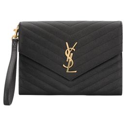 SAINT LAURENT Cassandre Matelass&eacute;-Beutel