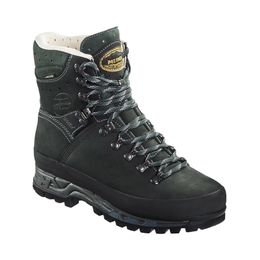 Wanderschuh Meindl "Island MFS Active", Damen, Gr. 10.5, grau (anthrazit, gr&uuml;n), Obermaterial: 100% Rindnubukleder CNU., Schuhe Wanderschuh