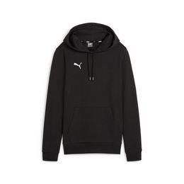 Kapuzensweatshirt Puma "TEAMGOAL CASUALS HOODY WMN", Damen, Gr. XL, Puma schwarz, Puma wei&szlig;, Sweatware, Obermaterial: 100% Baumwolle, unifarben, regular fit normal, angesetztes B&uuml;ndchen, Sweatshirts, mit Kapuze, regul&auml;re Passform