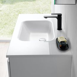 rivea Dia ultraflacher M&ouml;belwaschtisch B: 101 H: 14,2 T: 51,5 cm, BR0050WH,