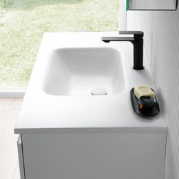 rivea Dia ultraflacher M&ouml;belwaschtisch B: 101 H: 14,2 T: 51,5 cm, BR0050WM,