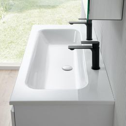rivea Dia ultraflacher M&ouml;belwaschtisch B: 121 H: 14,2 T: 51,5 cm, BR0098WH,