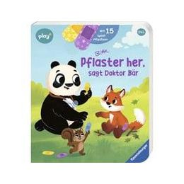 Ravensburger play+ Pflaster her, sagt Doktor B&auml;r, Lernbuch