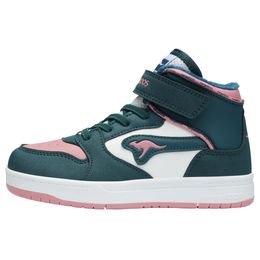 Sneaker Kangaroos "K-CP RIM MID EV", M&auml;dchen, Gr. 31, rosa (dk moss, dusty rose), Synthetik, Schuhe Sneaker, w&auml;rmendes Innenfutter