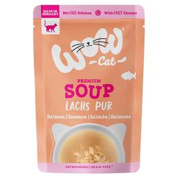 WOW CAT Suppe mit Lachs 40g 12x40 g