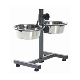 Trixie Hundebar mit 2 Edelstahln&auml;pfen 1,8l