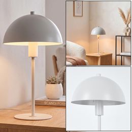 hofstein Pilzlampe Sandvig Tischleuchte Wei&szlig;, 1-flammig