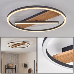 Globo Pikara Deckenleuchte LED Holzoptik, 1-flammig