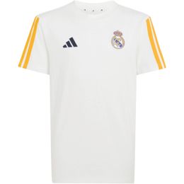 Adidas REAL MADRID T-Shirt Kinder - Gr&ouml;&szlig;e 140 - wei&szlig;