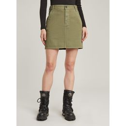 G-Star Raw Jeanskleid G-STAR "Viktoria Short Chino Rock", Damen, Gr. 29, Normalgr&ouml;&szlig;en, ensis gr&uuml;n gd, Obermaterial: 68% Baumwolle, 30% Baumwolle, 2% Elasthan, Kleider