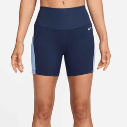 Trainingsshorts Nike "W NK DF ONE HR 5IN SHORT B", Damen, Gr. M, N-Gr, midnight navy, Obermaterial: 80% Polyester, 20% Elasthan, Hosen, mit Dri-FIT-Technologie, mittelschweres, weiches Material