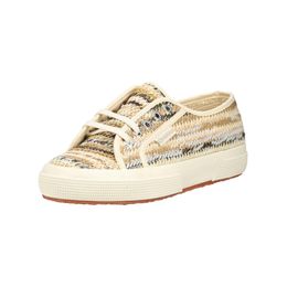 Sneaker Superga "Superga Sneaker Polyester", Damen, Gr. 38, beige, Lederimitat, Schuhe Sneaker