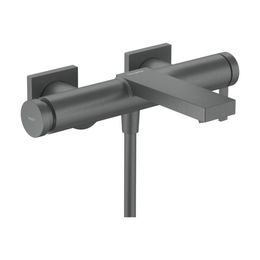 Hansgrohe Tecturis E Einhebel-Wannenarmatur 73420340 Ausladung 213mm, Aufputz, brushed black chrome