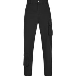 Cargohose Karl Kani "Karl Kani Herren", Herren, Gr. L, US-Gr&ouml;&szlig;en, schwarz, 100% Baumwolle, unifarben, normal, Hosen Cargohose