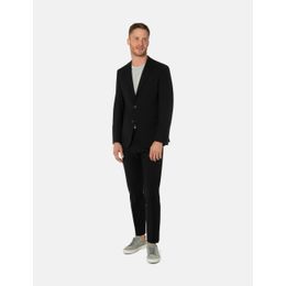 Anzug Thomas Goodwin "Anzug", Herren, Gr. 46, Normalgr&ouml;&szlig;en, schwarz, 52% Polyester, 43% Wolle, 5% Elasthan, unifarben, slim fit, Anz&uuml;ge, im Slim-Fit, 10103-0-20707