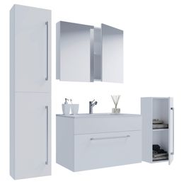 Badezimmer Badinos 5-tlg. Wei&szlig;