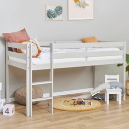 Hochbett ECO COMFORT Grau ca. 90x200 cm