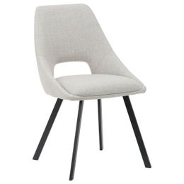 Stuhl Alisa Schwarz/Beige