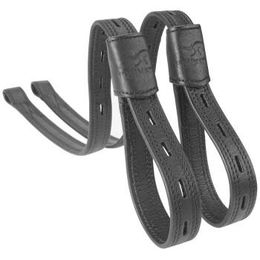 Equinate Slimline Mono Steigb&uuml;gelriemen schwarz 70 cm