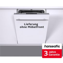 Hanseatic vollintegrierbarer Geschirrsp&uuml;ler "HGVI6082C13J7713DS", Energieeffizienz: C (A-G), silber (edelstahl), B:59,8cm H:81,5cm T:55cm, Geschirrsp&uuml;ler, inkl. 3 Jahre Herstellergarantie