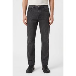Loose-fit-Jeans Hugo "Nate", Herren, Gr. 36, L&auml;nge 32, schwarz (charcoal010), Denim/Jeans, Obermaterial: 100% Baumwolle, unifarben, loose fit lang, Jeans, in heller Waschung