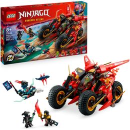 Konstruktionsspielsteine Lego "Ninja-Actionflitzer (71844), Lego Ninjago", bunt, Spielbausteine, Kinder, Kunststoff, Made in Europe