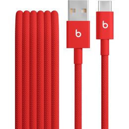 Apple USB-Kabel "USB-A auf USB-C Gewebtes Kabel", blitz, rot, 150cmcm, Kabel